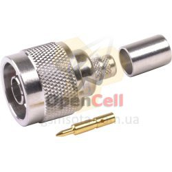 Разъем N-male для кабеля RG-58 под обжим